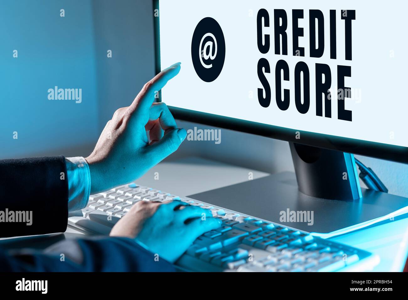 Device for typing and pointing hi-res stock photography and images - Alamy