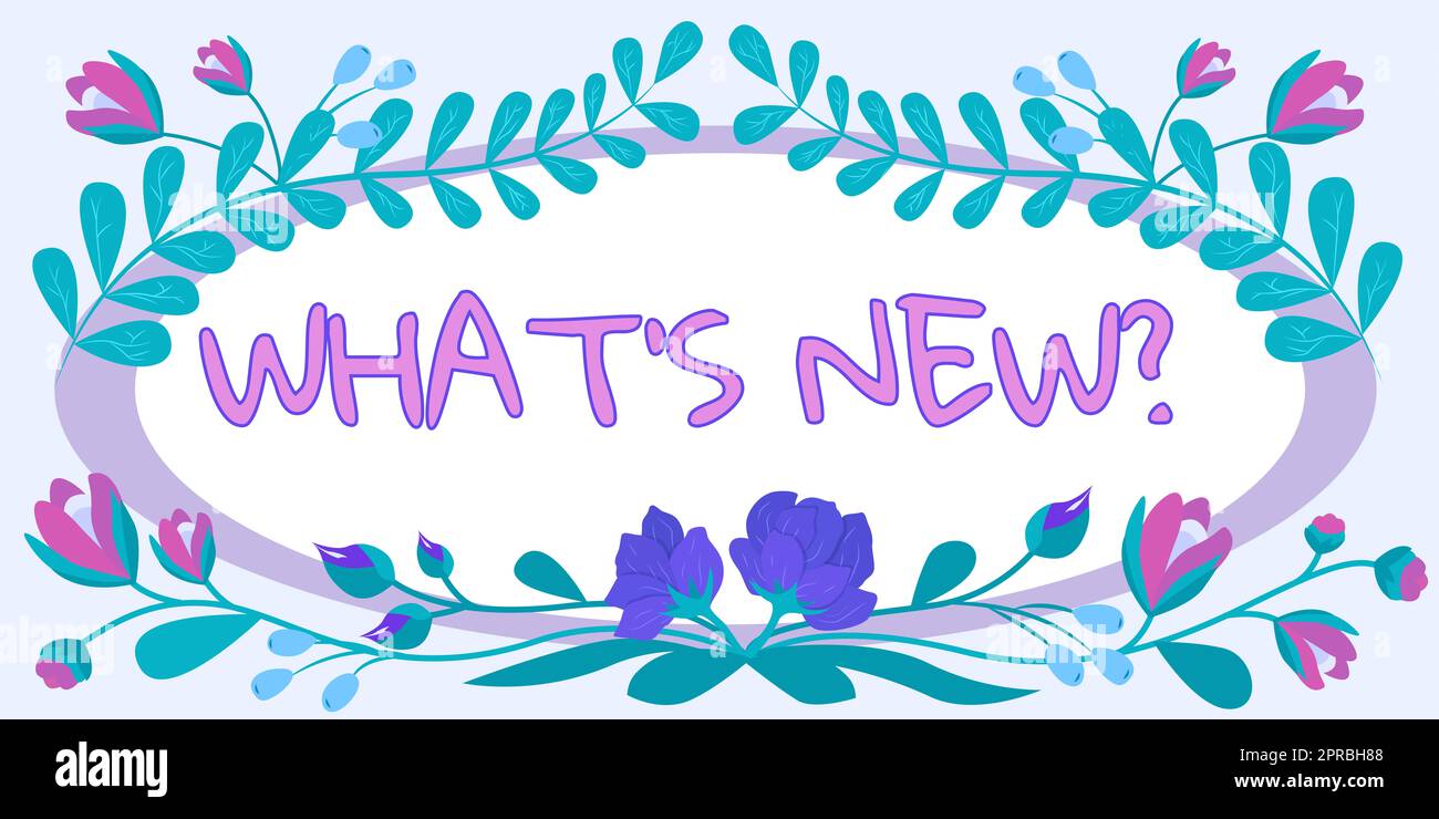 Conceptual caption What S Is New Question. Business idea Asking about ...