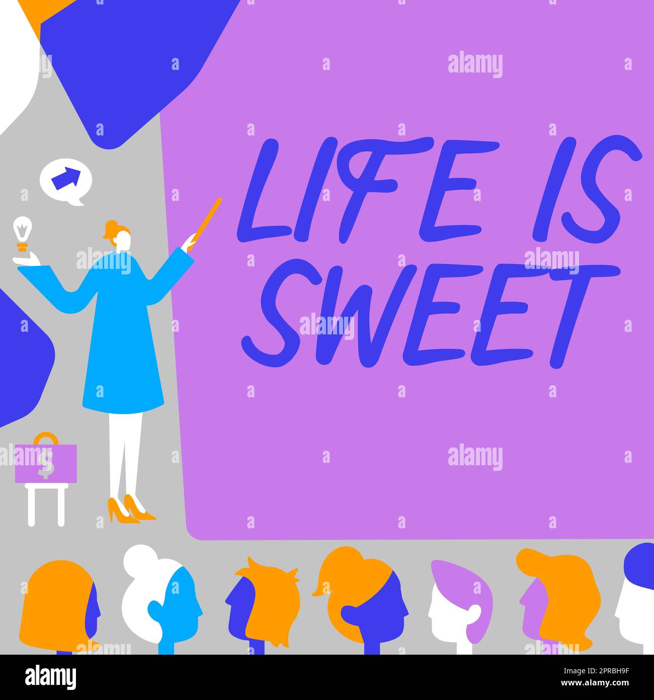 Handwriting text Life Is Sweet. Business approach Happiness seeing the ...