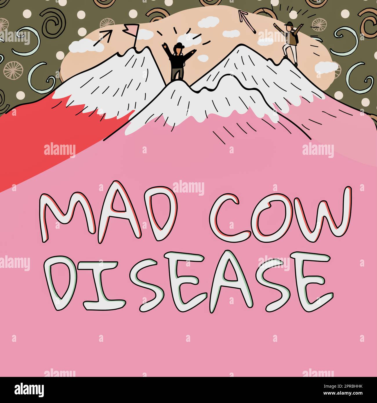 Hand writing sign Mad Cow Disease. Conceptual photo Neurodegenerative ...