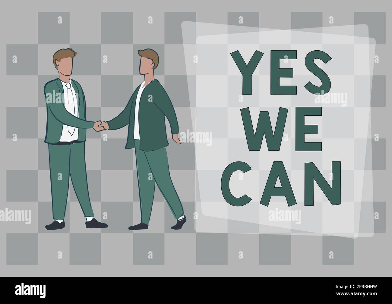 Text sign showing Yes We Can. Business approach Motivation to do ...
