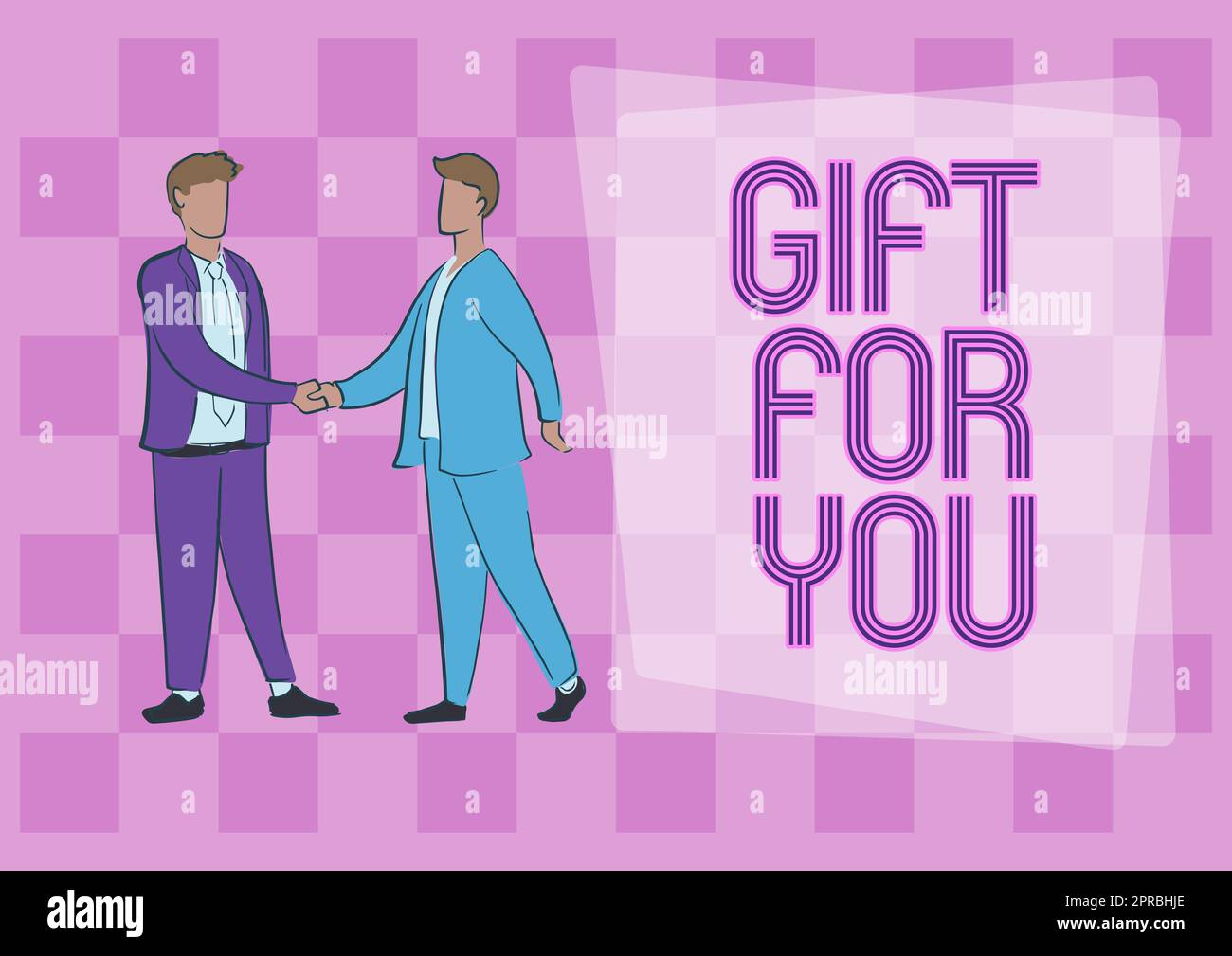 Conceptual display Gift For You. Business showcase To receive a present ...