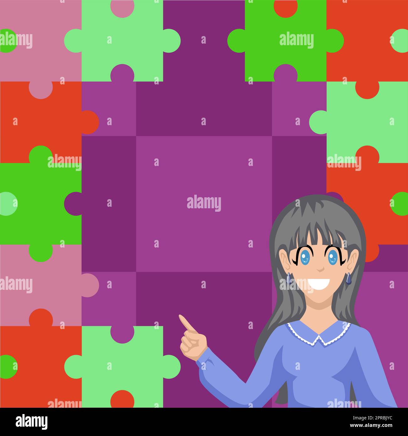 Jigsaw back Stock Vector Images - Alamy
