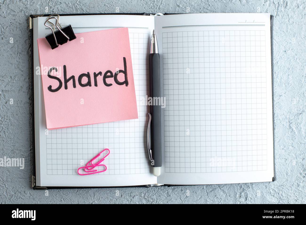 Shared written note hi-res stock photography and images - Alamy