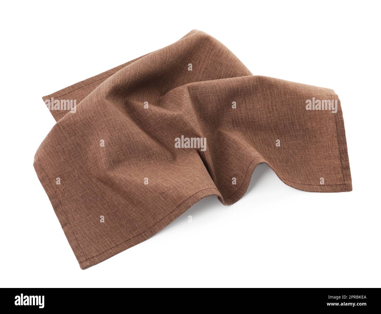 Fabric napkin for table setting on white background Stock Photo - Alamy