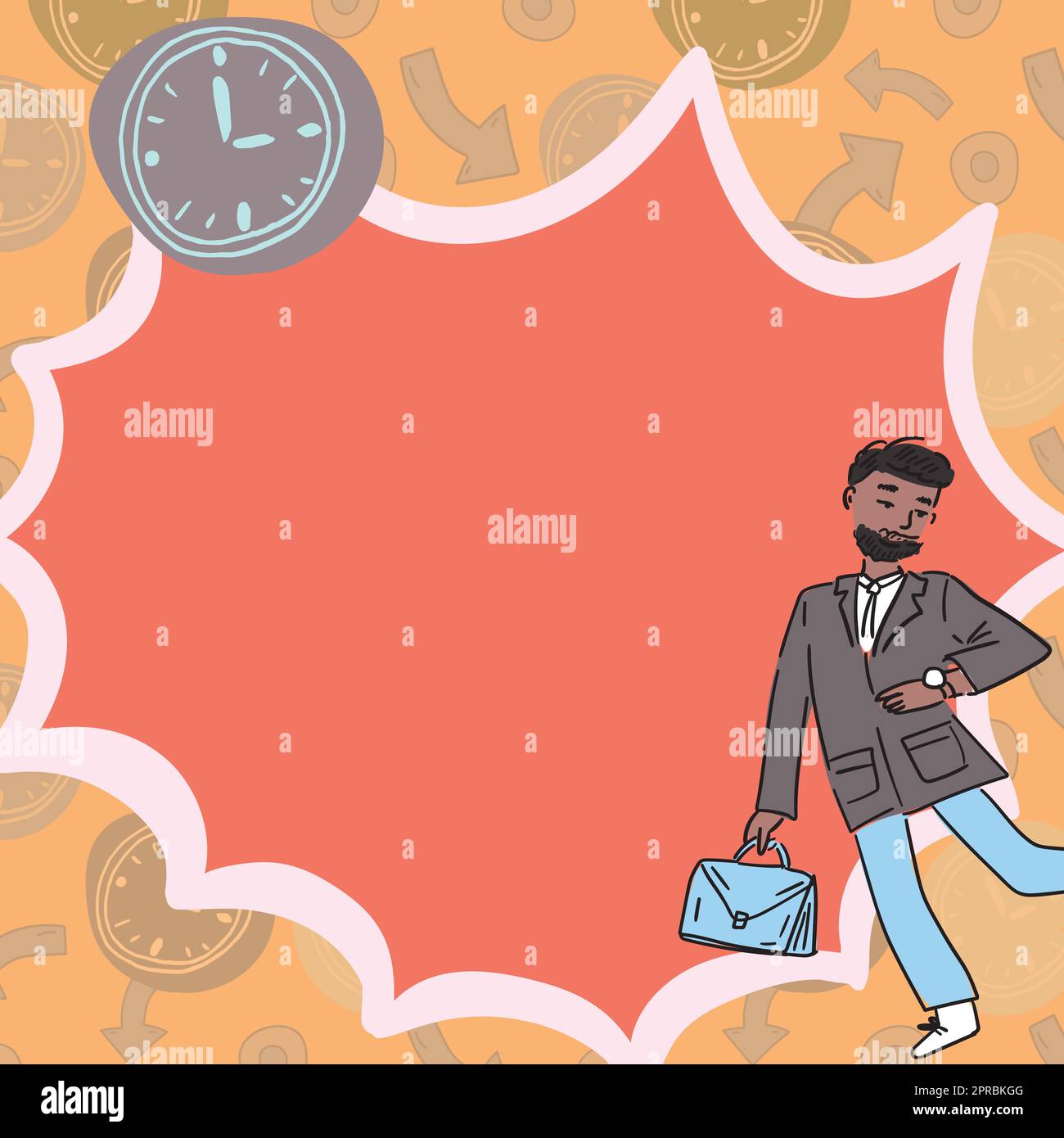 Man watching clock wall hi-res stock photography and images - Alamy