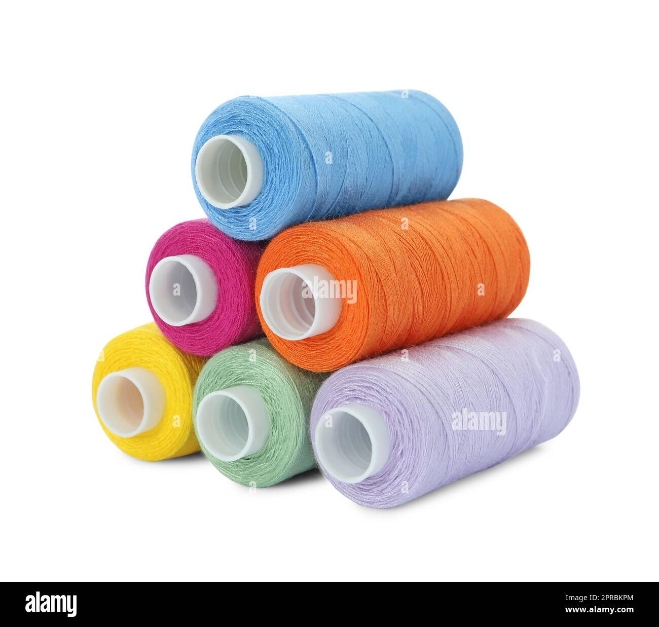 Cotton threads sewing multicolored Cut Out Stock Images & Pictures - Alamy