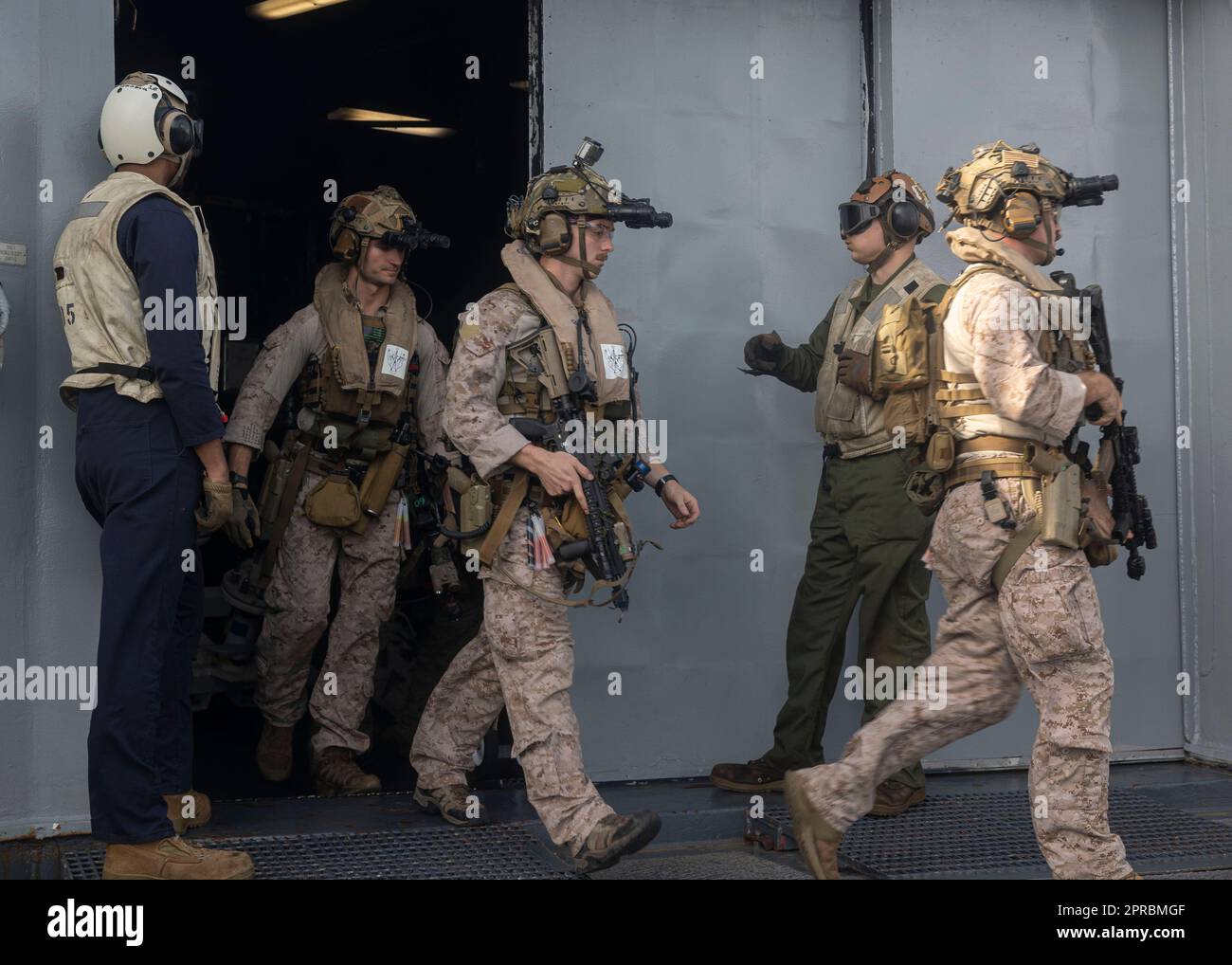 U.S. Marines with the 26th Marine Expeditionary Unit (MEU)’s Maritime ...