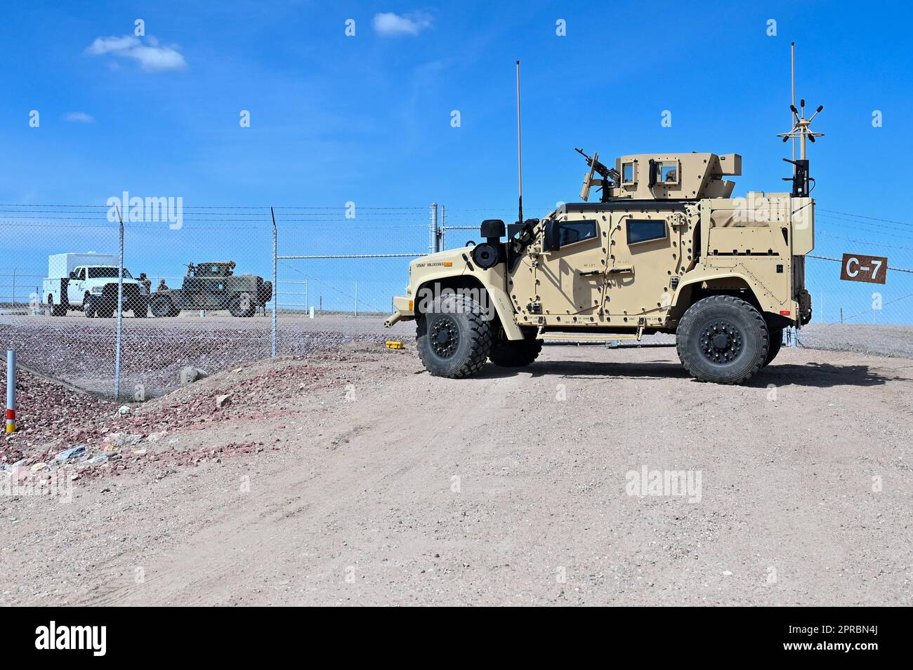 Airmen from the 90th Missile Security Forces Squadron conduct the first ...