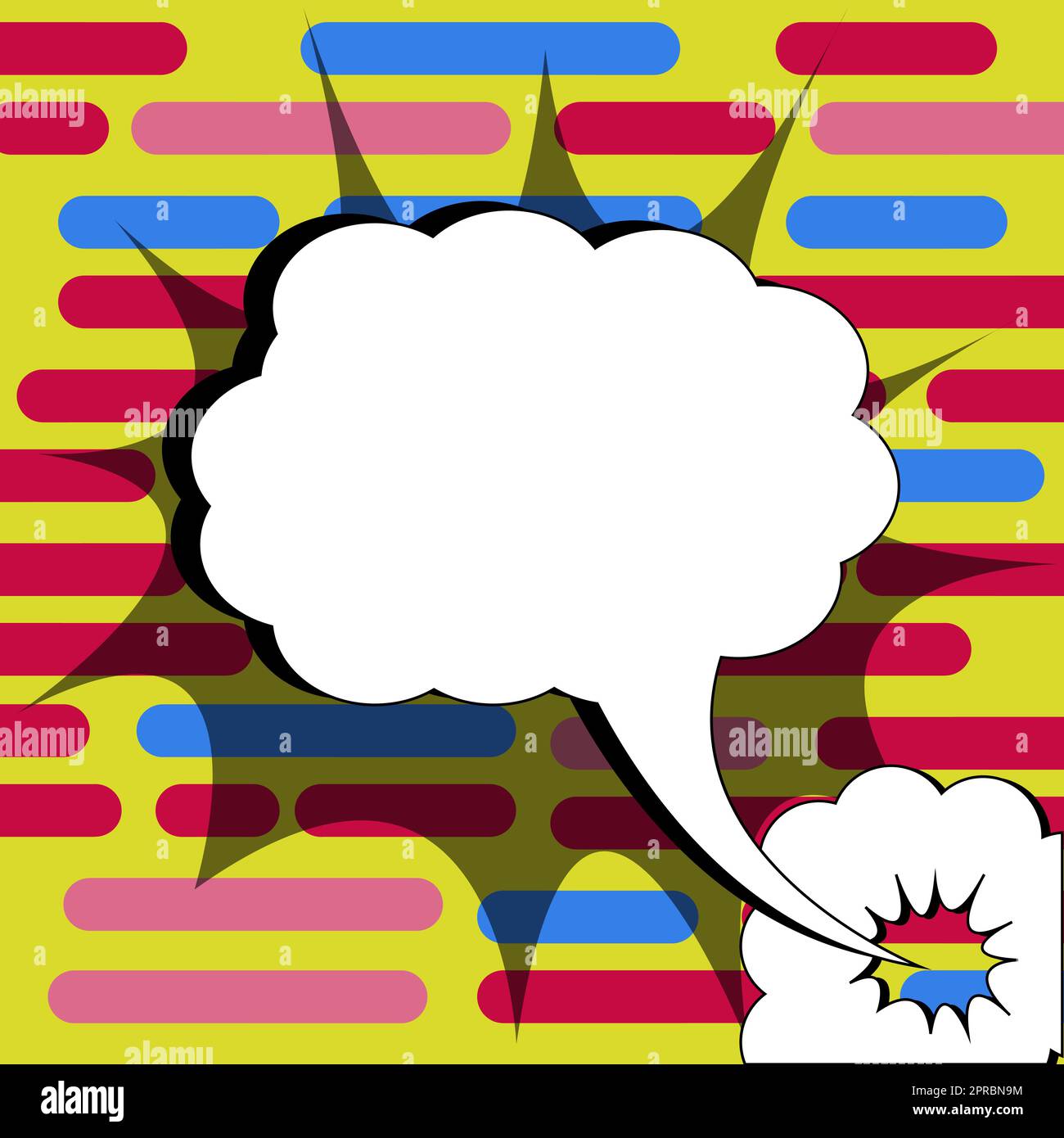 Comics Design Frames. Beautiful Photo Frame Set With Boom Bubbles For ...