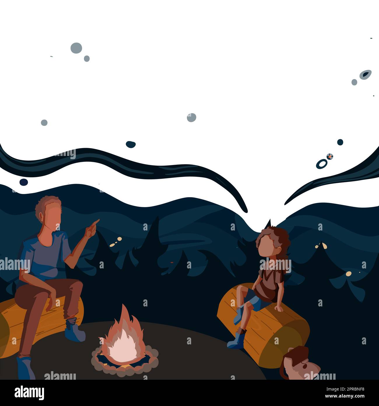 Boys sitting campfire in Stock Vector Images - Alamy Boys sitting campfire in Stock Vector Images - Alamy