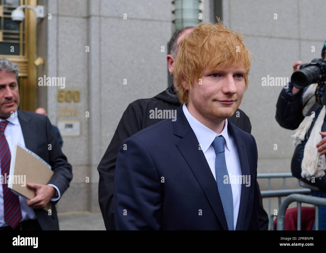 New York, New York, USA. 25th Apr, 2023. British music artist, Ed ...