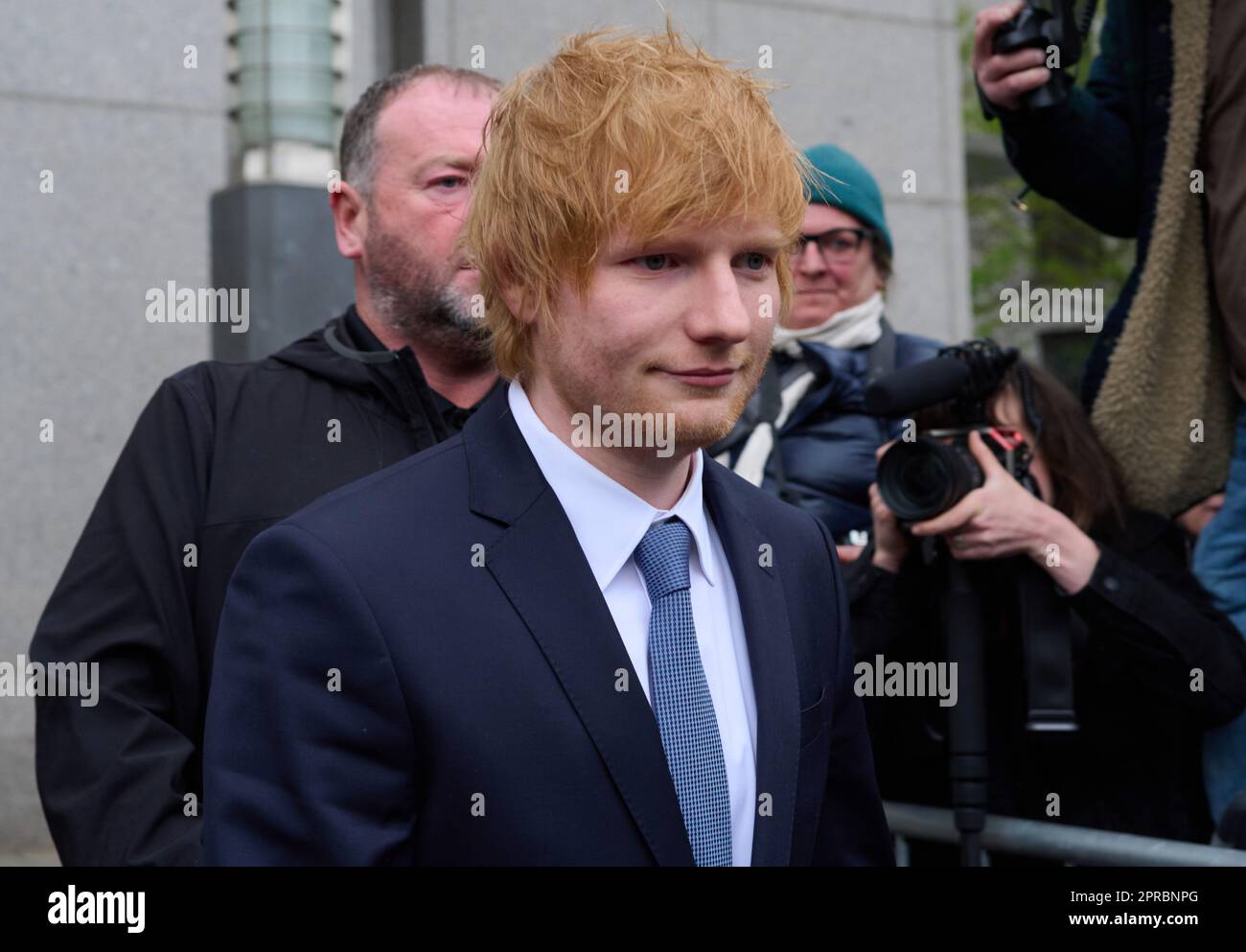 New York, New York, USA. 25th Apr, 2023. British music artist, Ed ...
