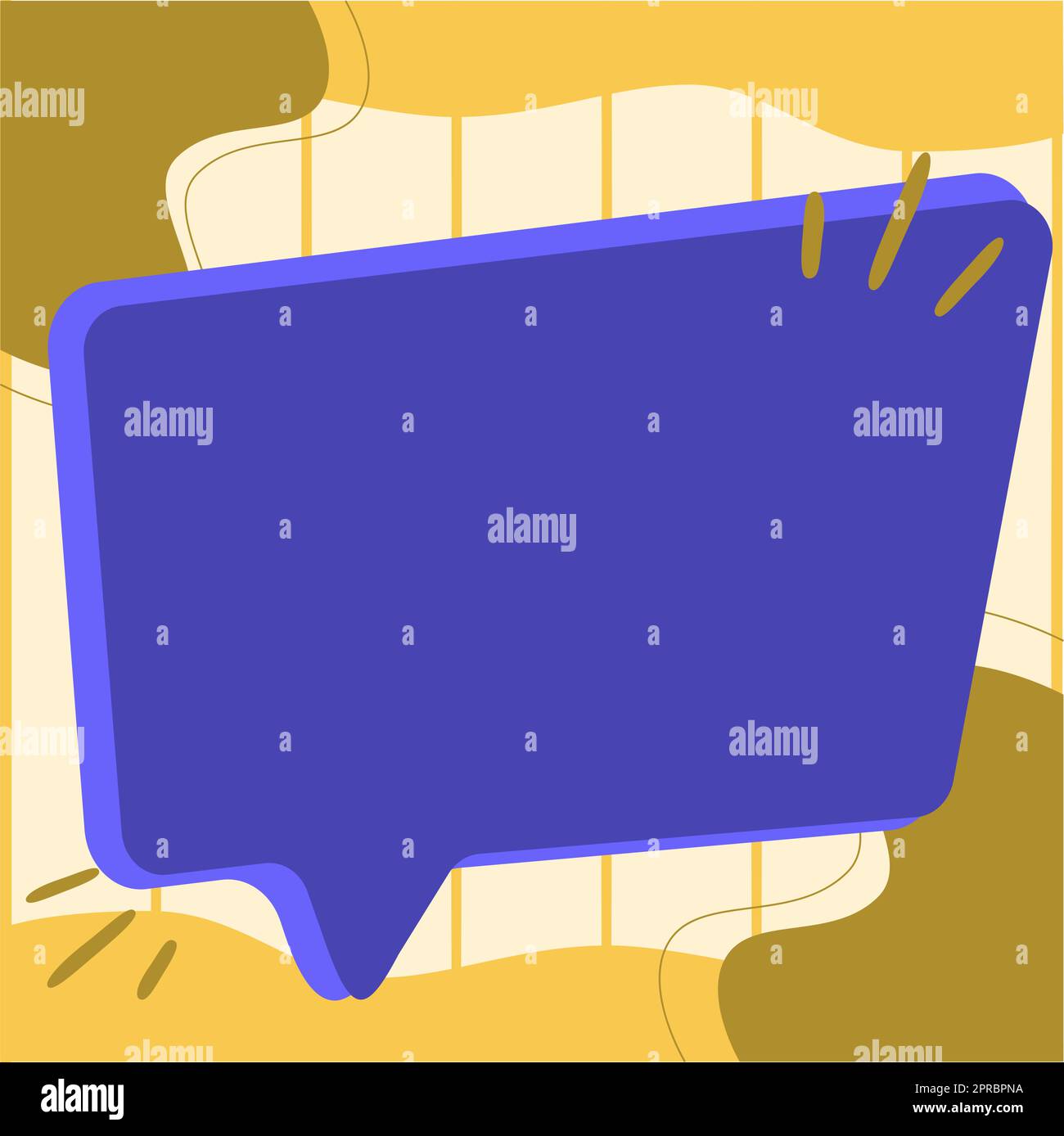 Illustration Of Empty Big Chat Box For Waiting For New Surprising ...