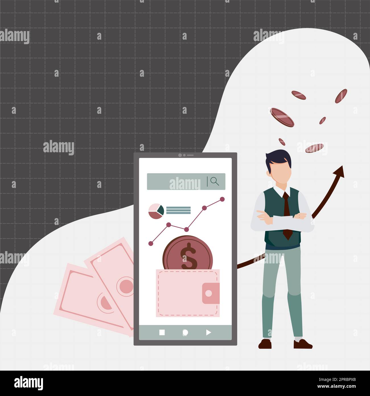 Important Message Presented On Presentation Board With Charts And ...