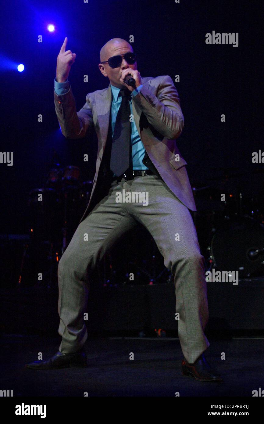 Pit Bull performing live in concert at SupaFest 2010 held at the Acer ...