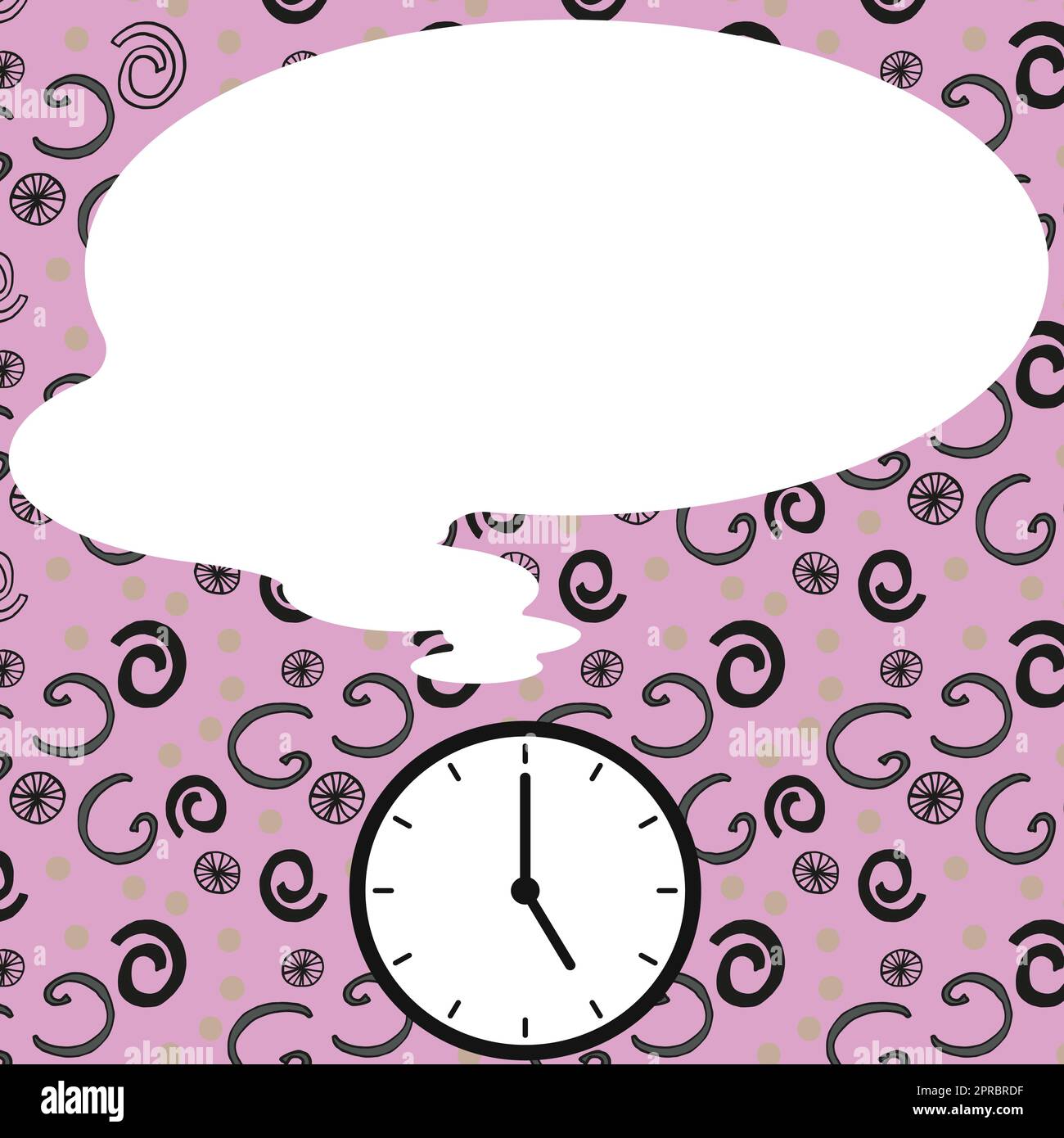 Presenter With Conversation Bubble Showing New Announcement. Colleague ...