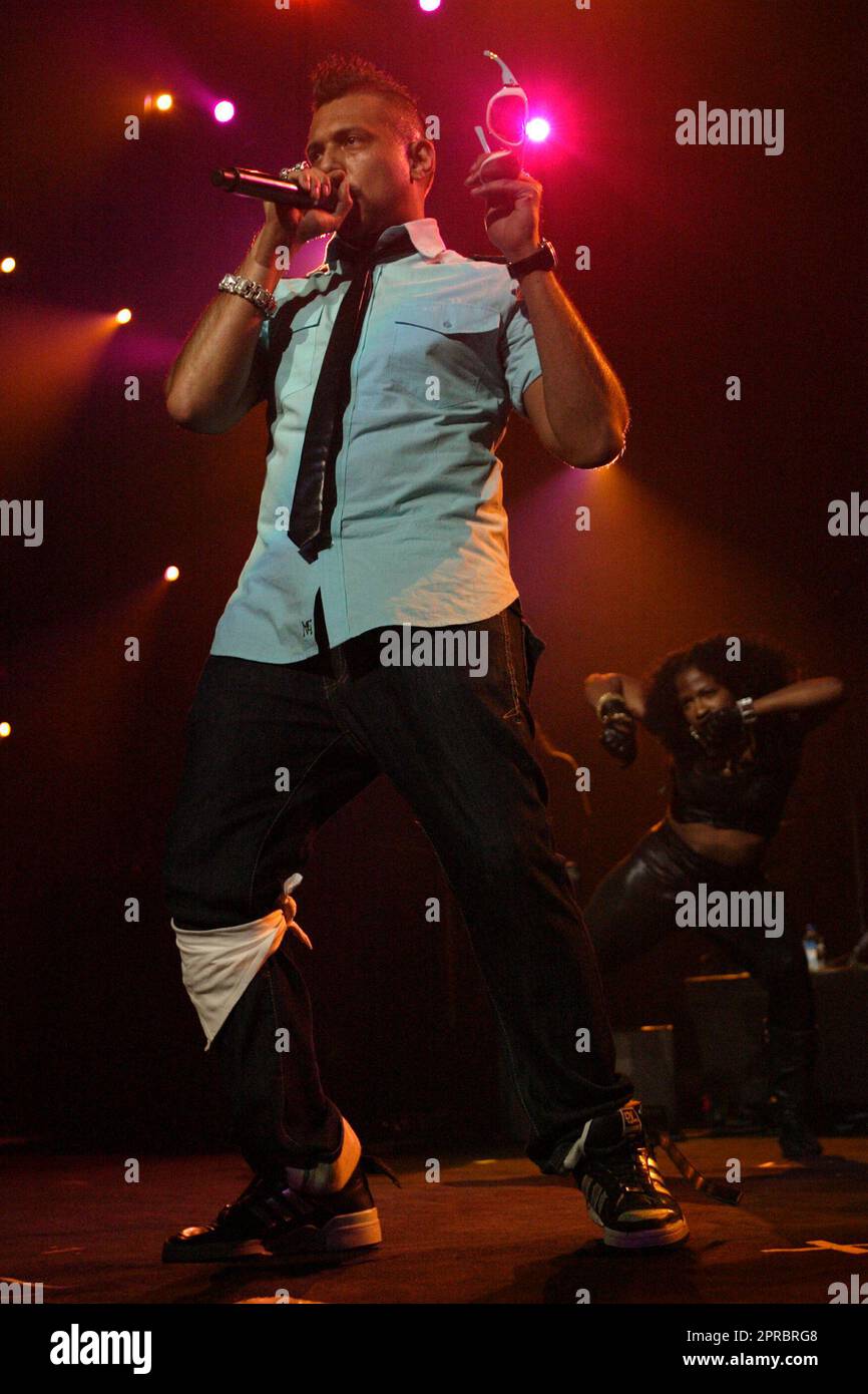 Sean Paul performing live in concert at SupaFest 2010 held at the Acer ...