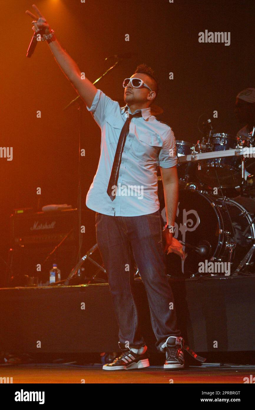 Sean Paul performing live in concert at SupaFest 2010 held at the Acer ...