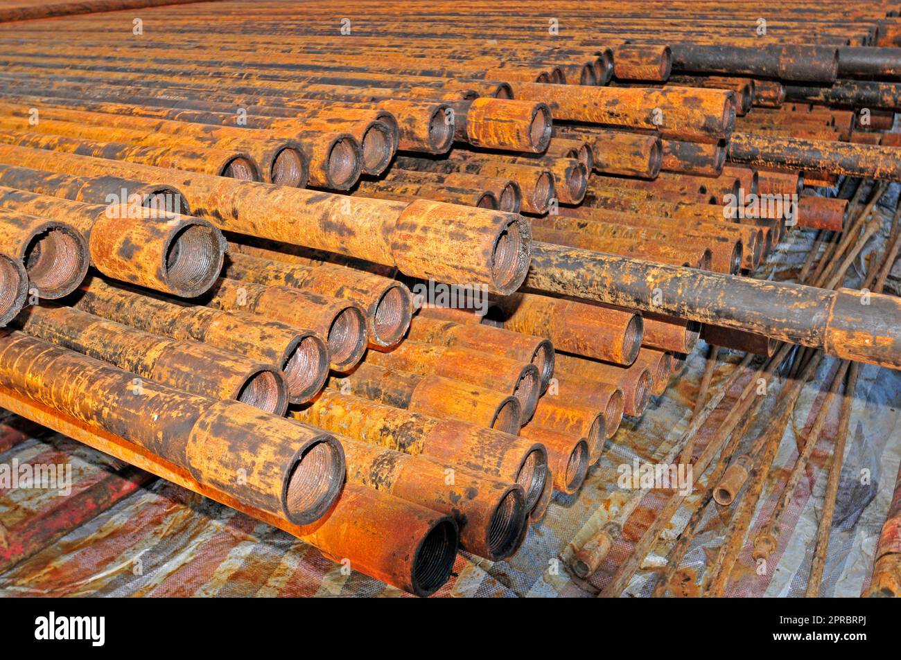 The rusty metal pipe Stock Photo - Alamy
