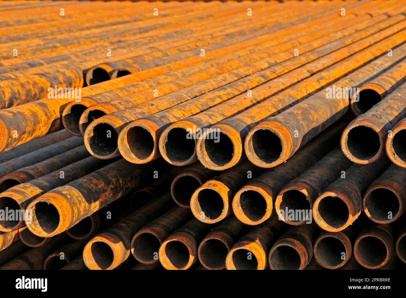 The rusty metal pipe Stock Photo - Alamy