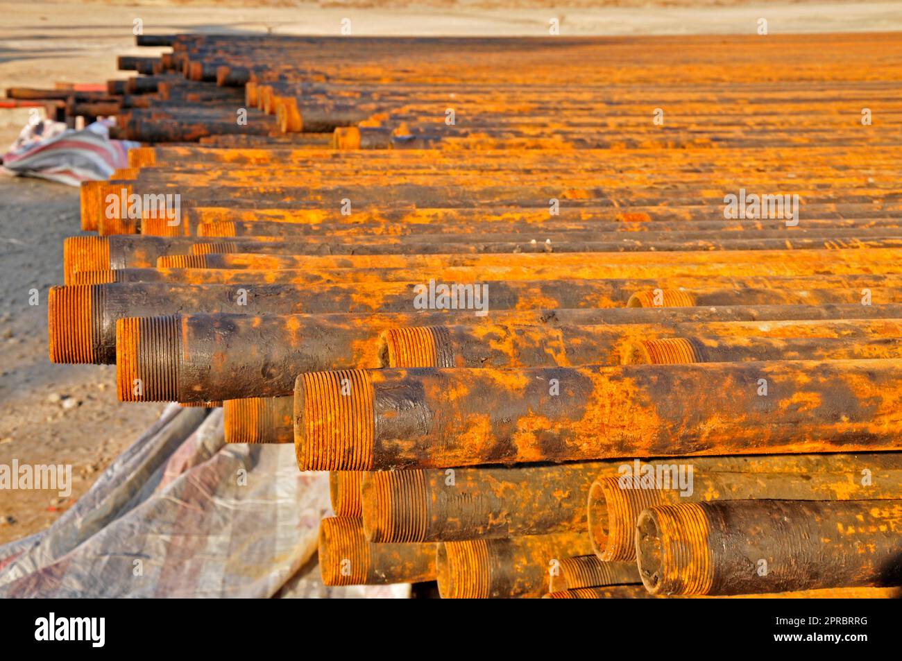 The rusty metal pipe Stock Photo - Alamy