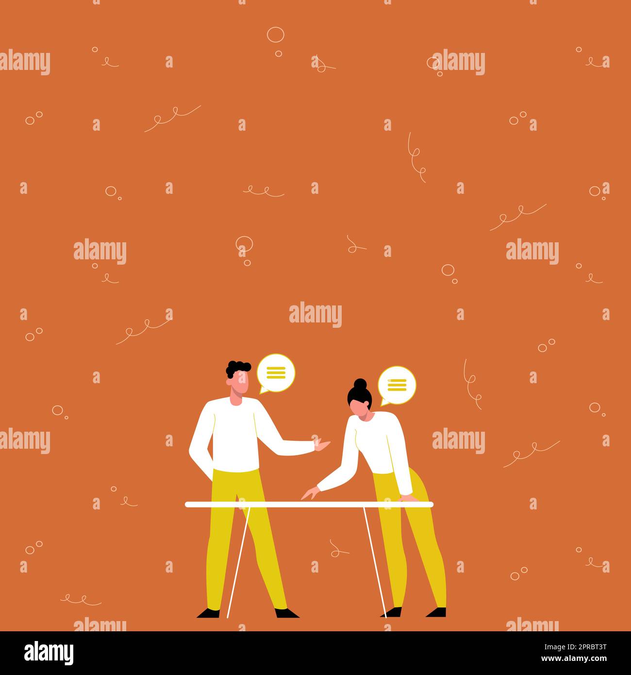 Partners Sharing New Wonderful Ideas For Skill Improvement Discussing ...