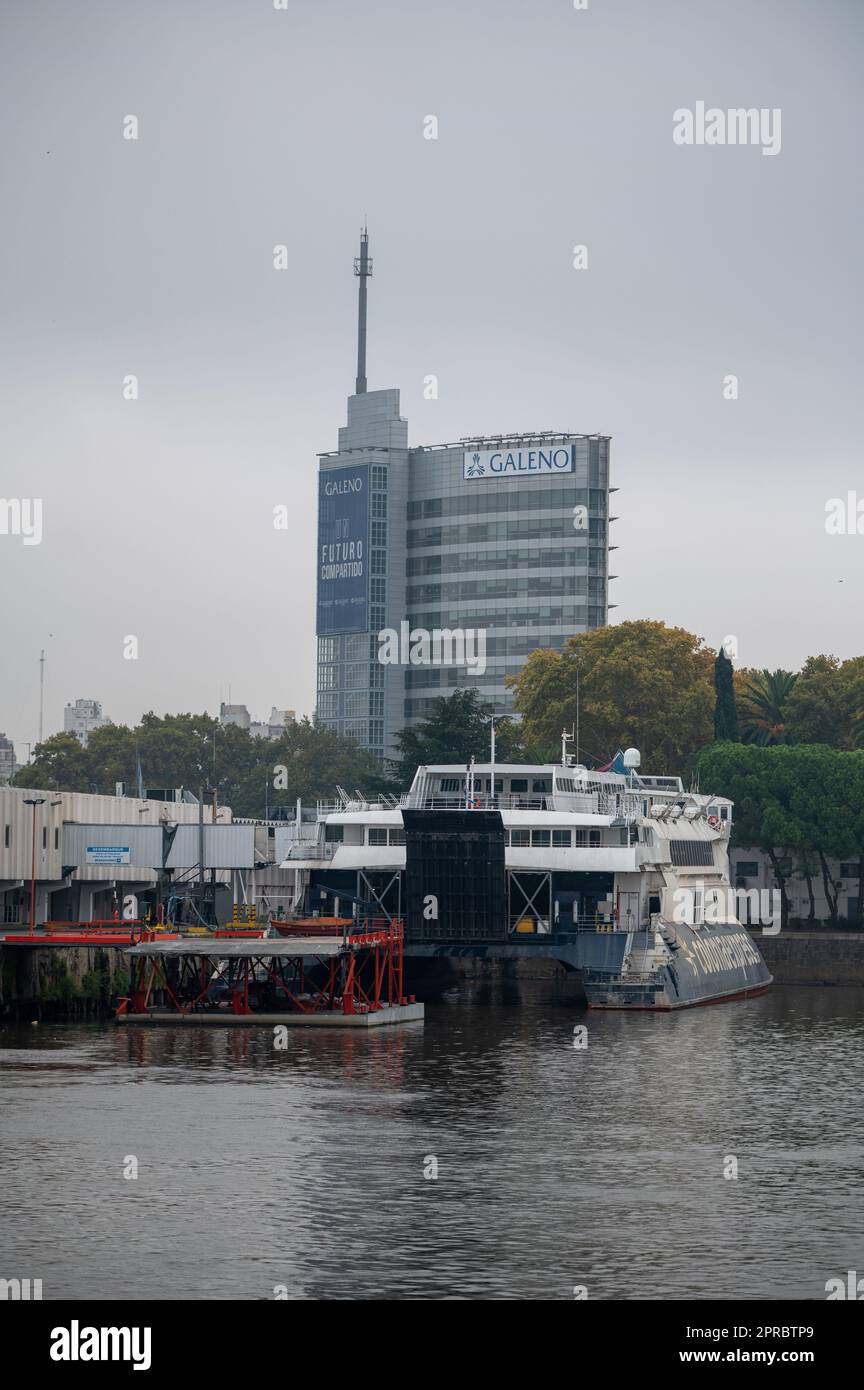 Buenos Aires, Argentina : April 21, 2023 : Colonia Express Terminal in ...
