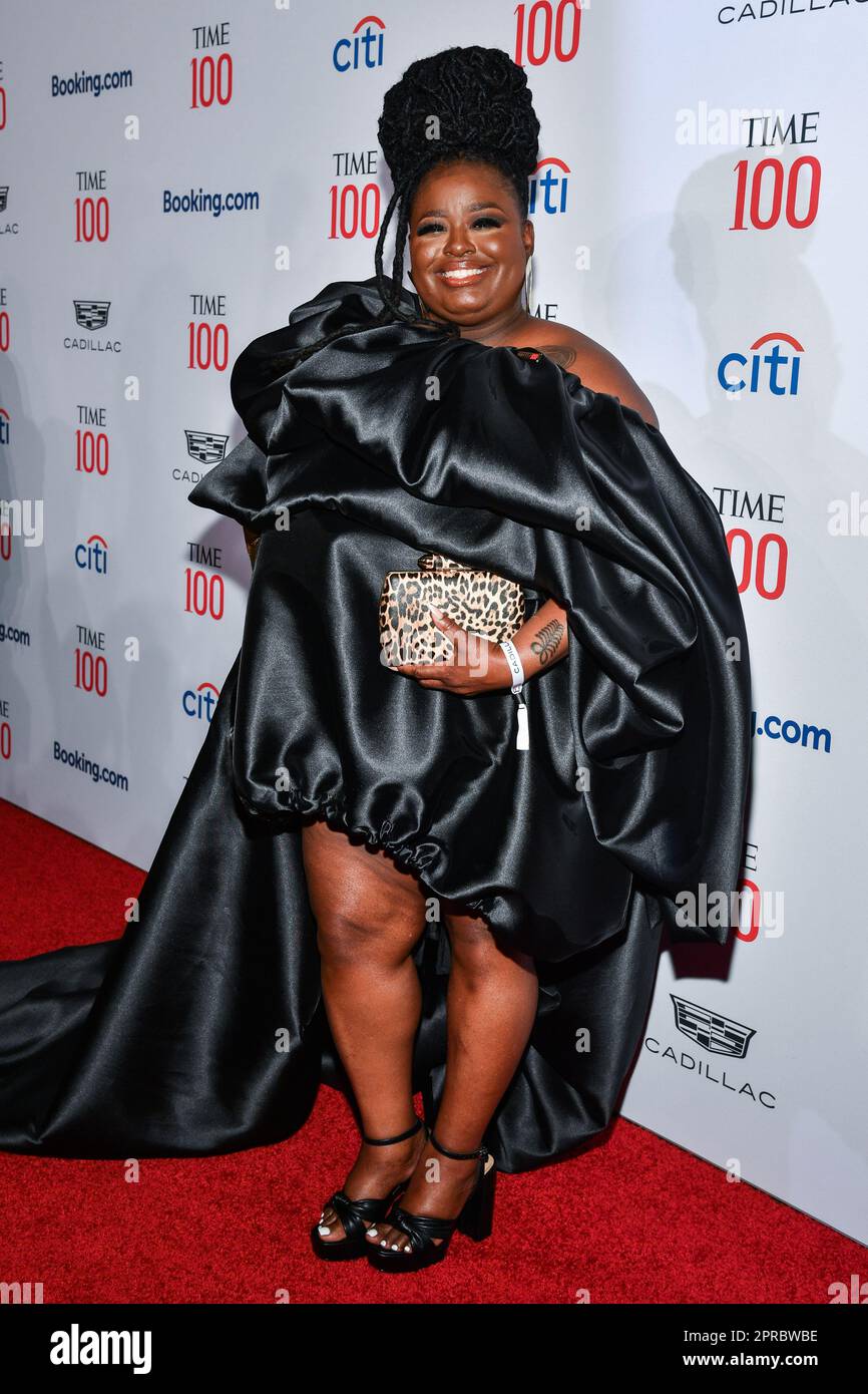 New York, USA. 26th Apr, 2023. Monica Simpson walking on the red carpet ...