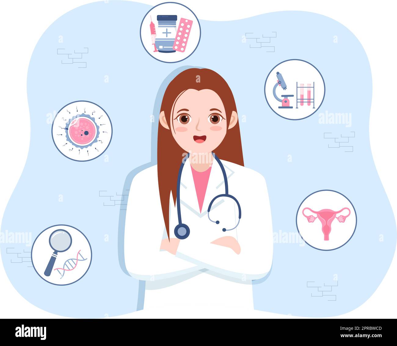 Vitro fertilization program Stock Vector Images - Alamy