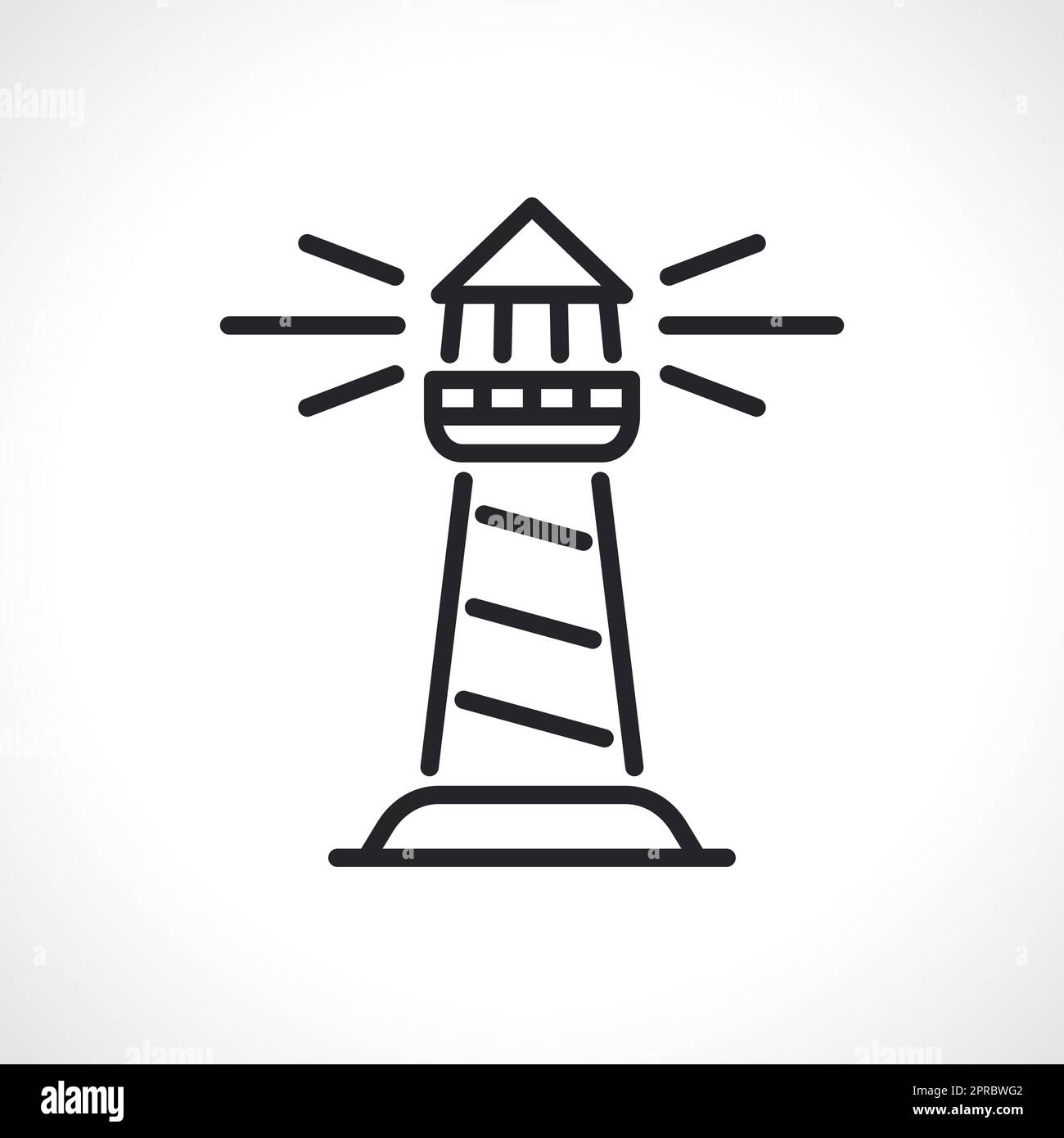 Thin lighthouse Stock Vector Images - Alamy