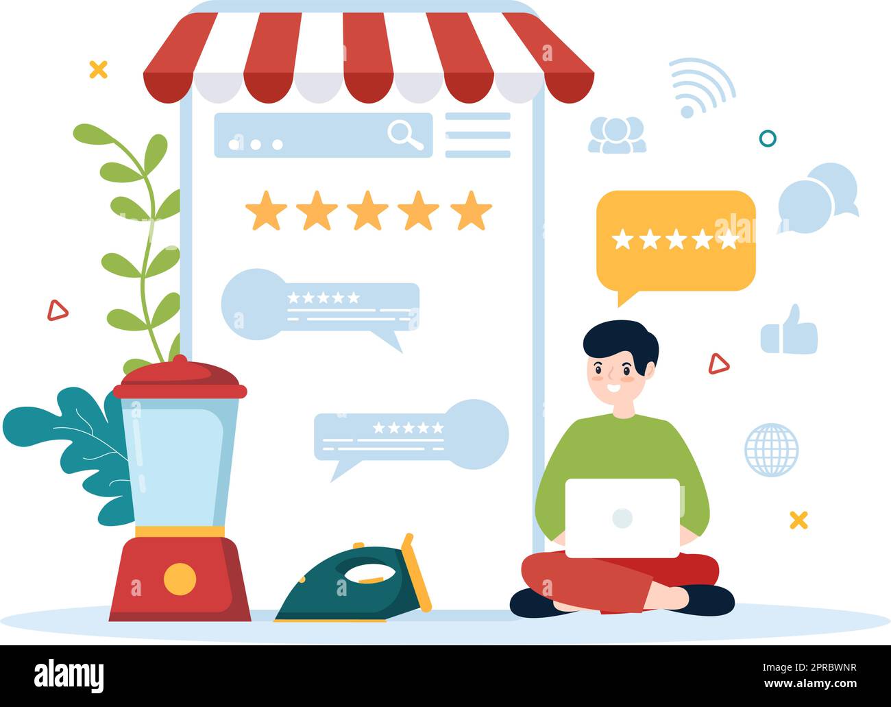 Electronics Review with Customer Rating Quality of Service or ...