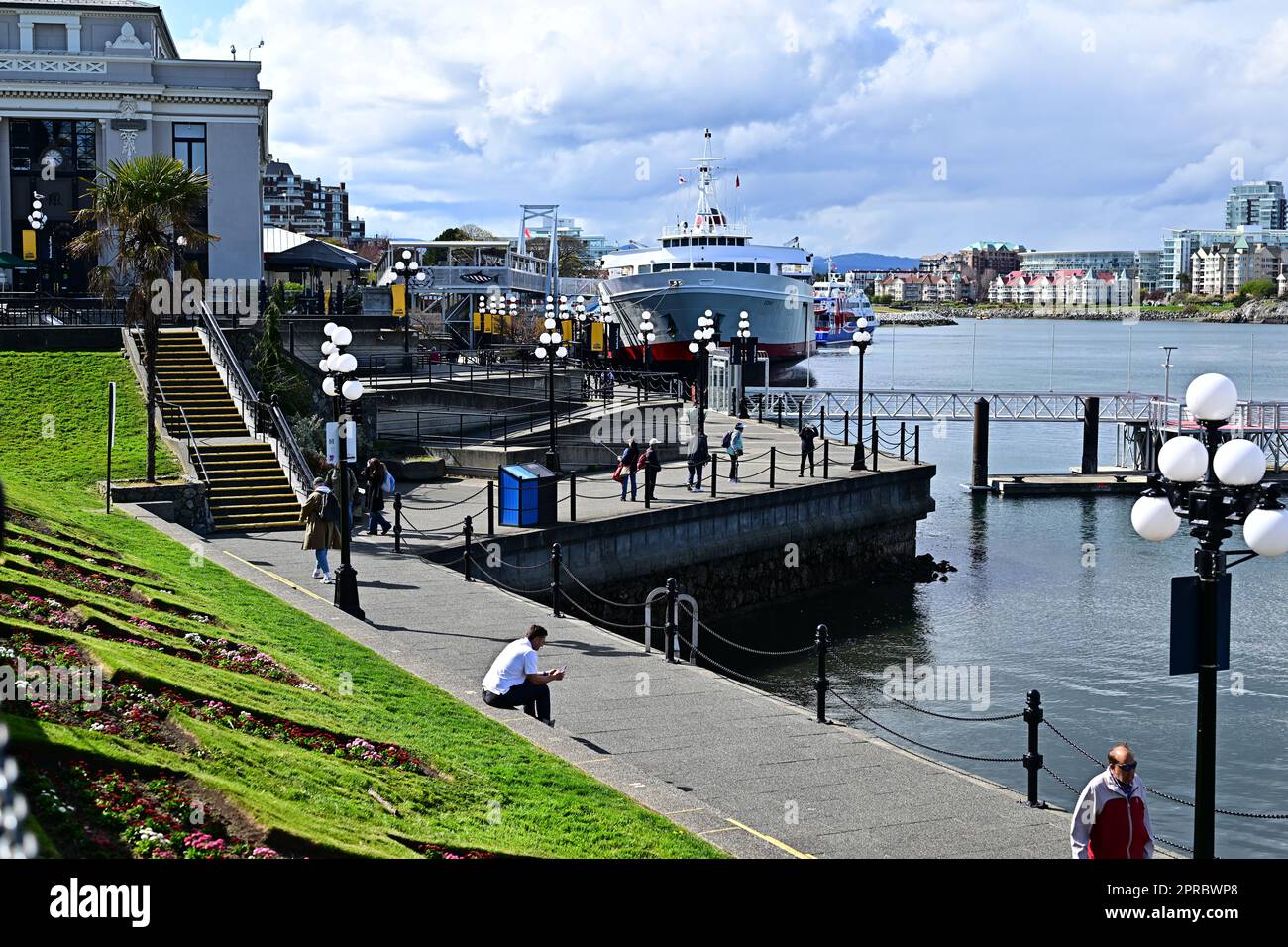 Waterfront in Downtown Victoria, BC Stock Photo - Alamy