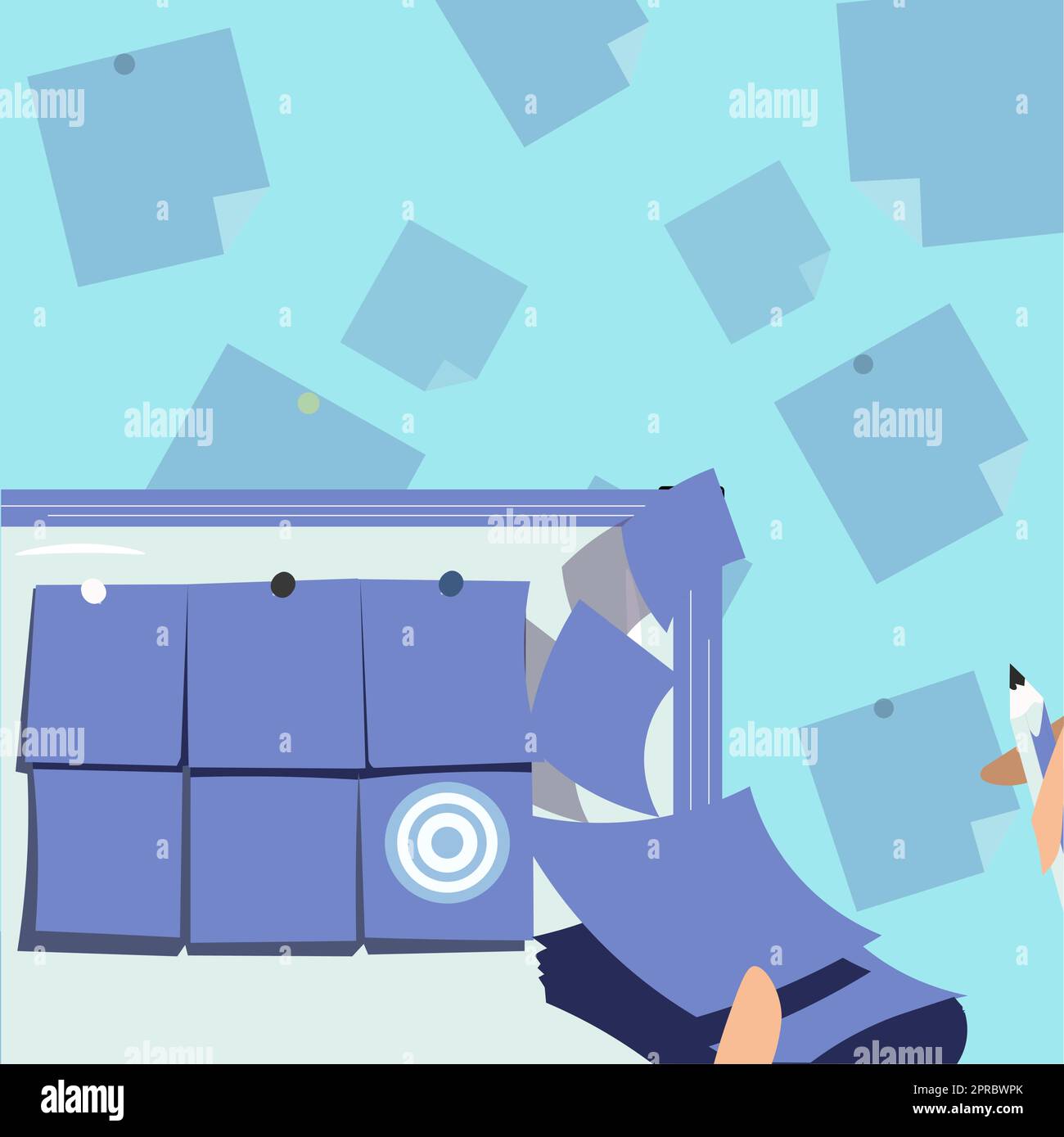 Backdrop Presenting Sticky Notes Hands Writing Paper Having Set Goals ...