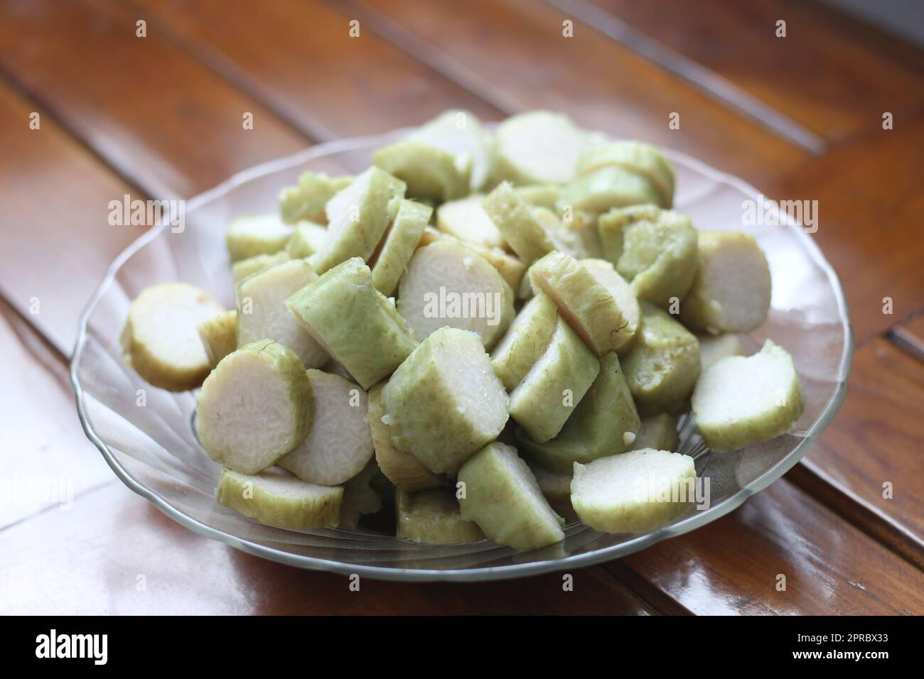 a close up of lontong. Traditional food from Indonesia originating from ...