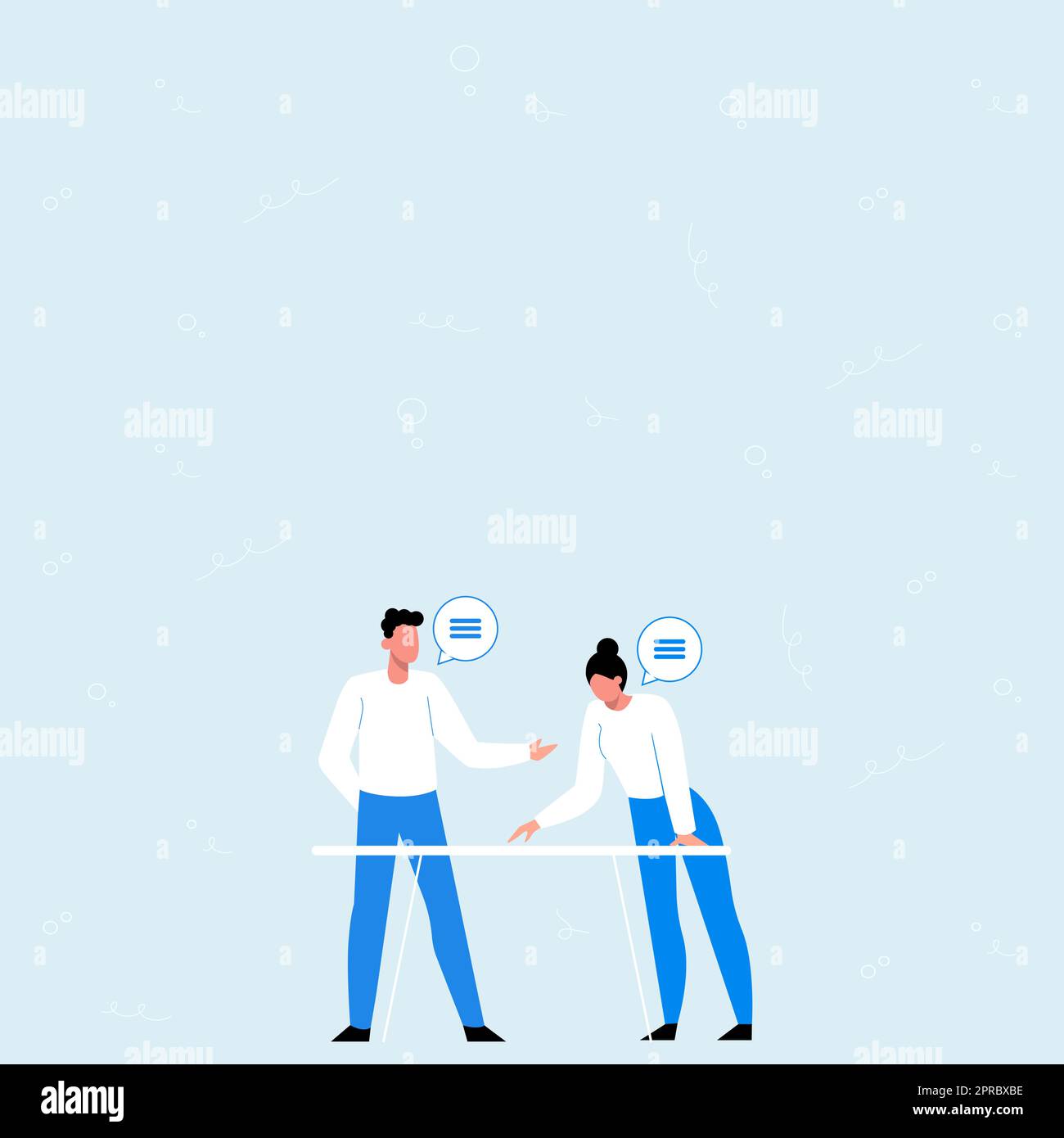 Partners Sharing New Wonderful Ideas For Skill Improvement Discussing ...