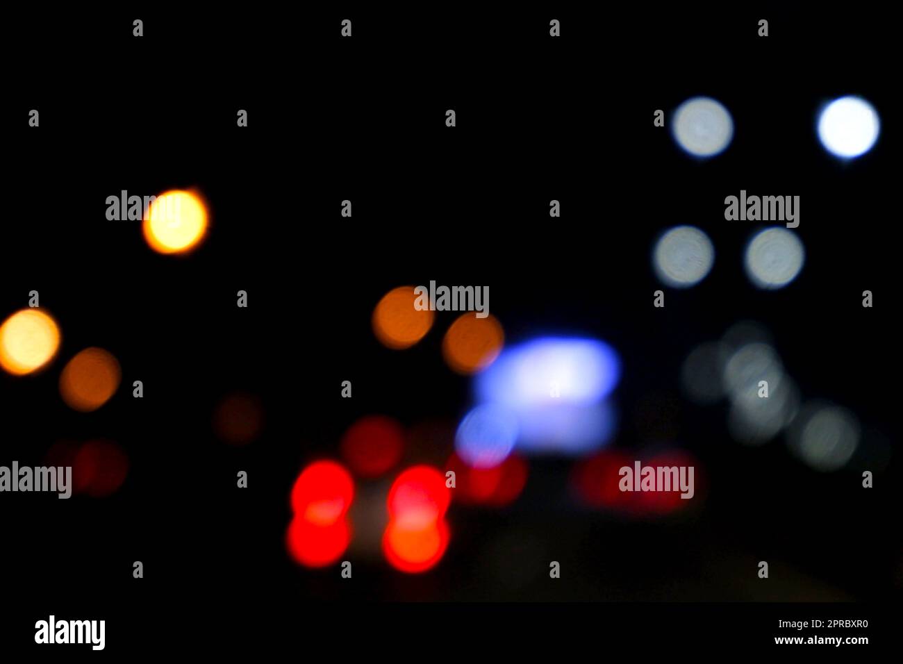 Abstract blur image of Night light bokeh Stock Photo - Alamy