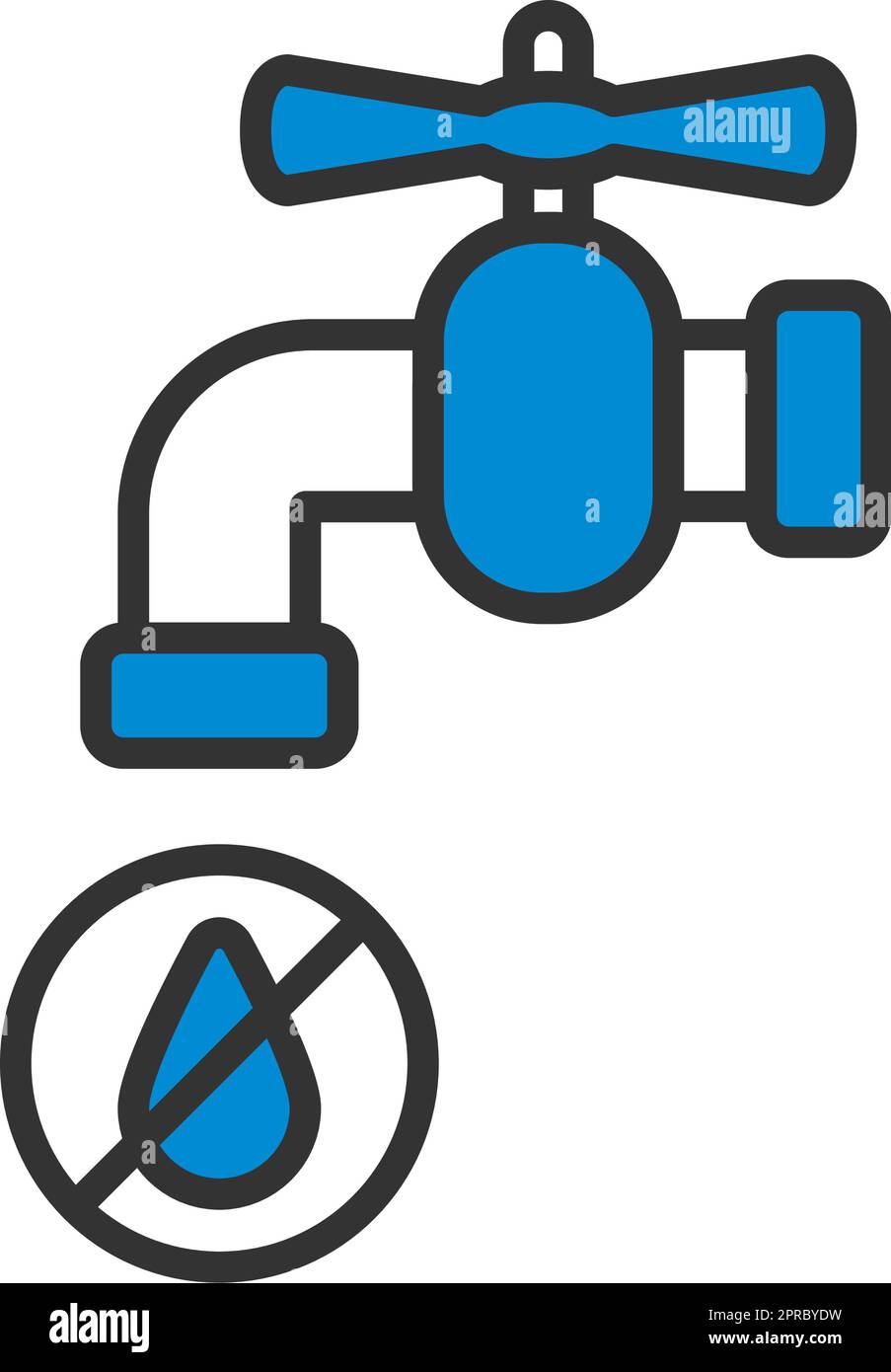 Green water tap icon isolated Cut Out Stock Images & Pictures - Alamy