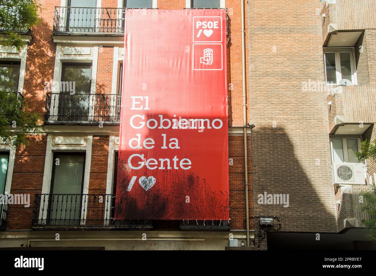 Madrid, Madrid, Spain. 25th Apr, 2023. The national headquarters of the ...