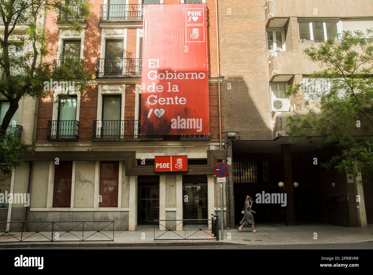 Madrid, Madrid, Spain. 25th Apr, 2023. The national headquarters of the ...