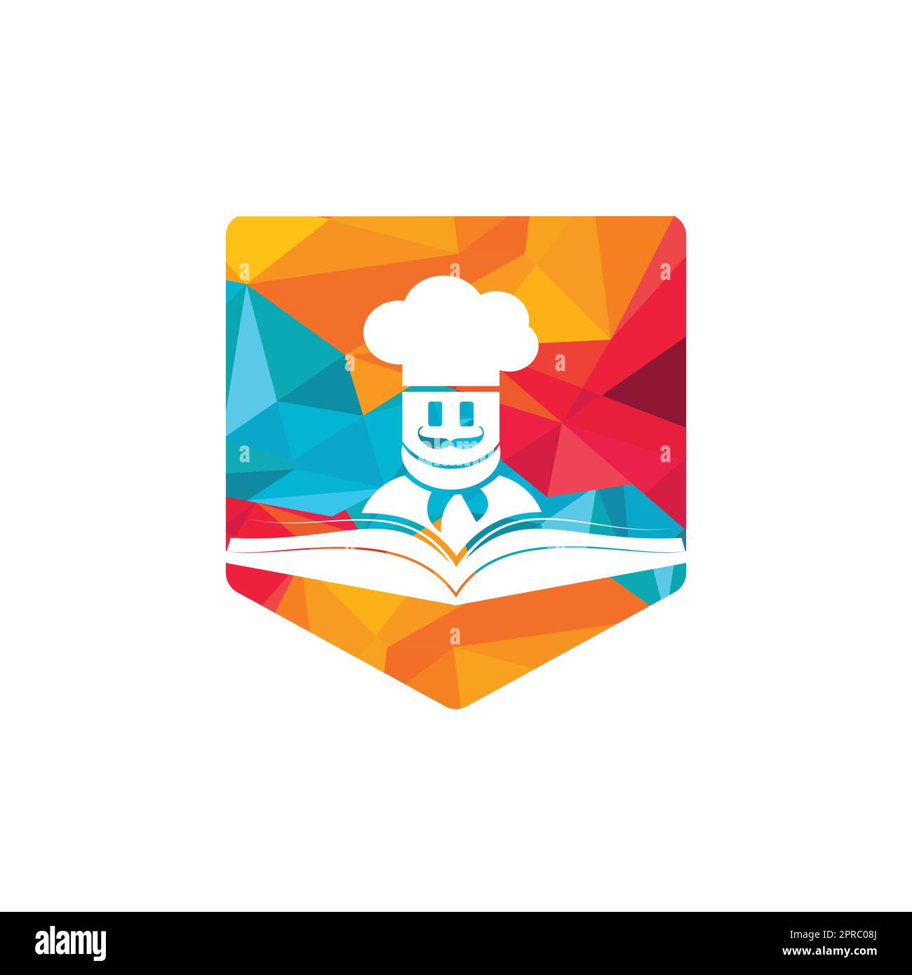 Chef study vector logo design template. Food cooking education logo ...