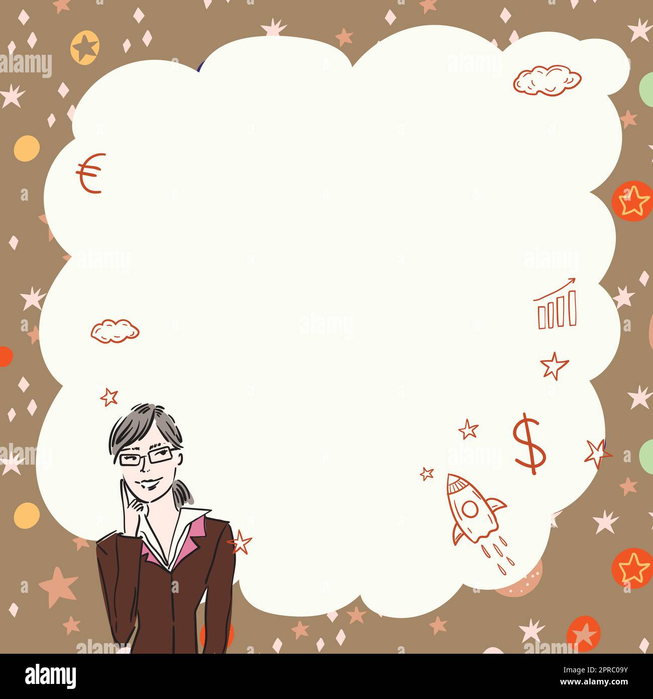 Illustration Of Lady Thinking Deeply Alone For New Amazing Tactical ...