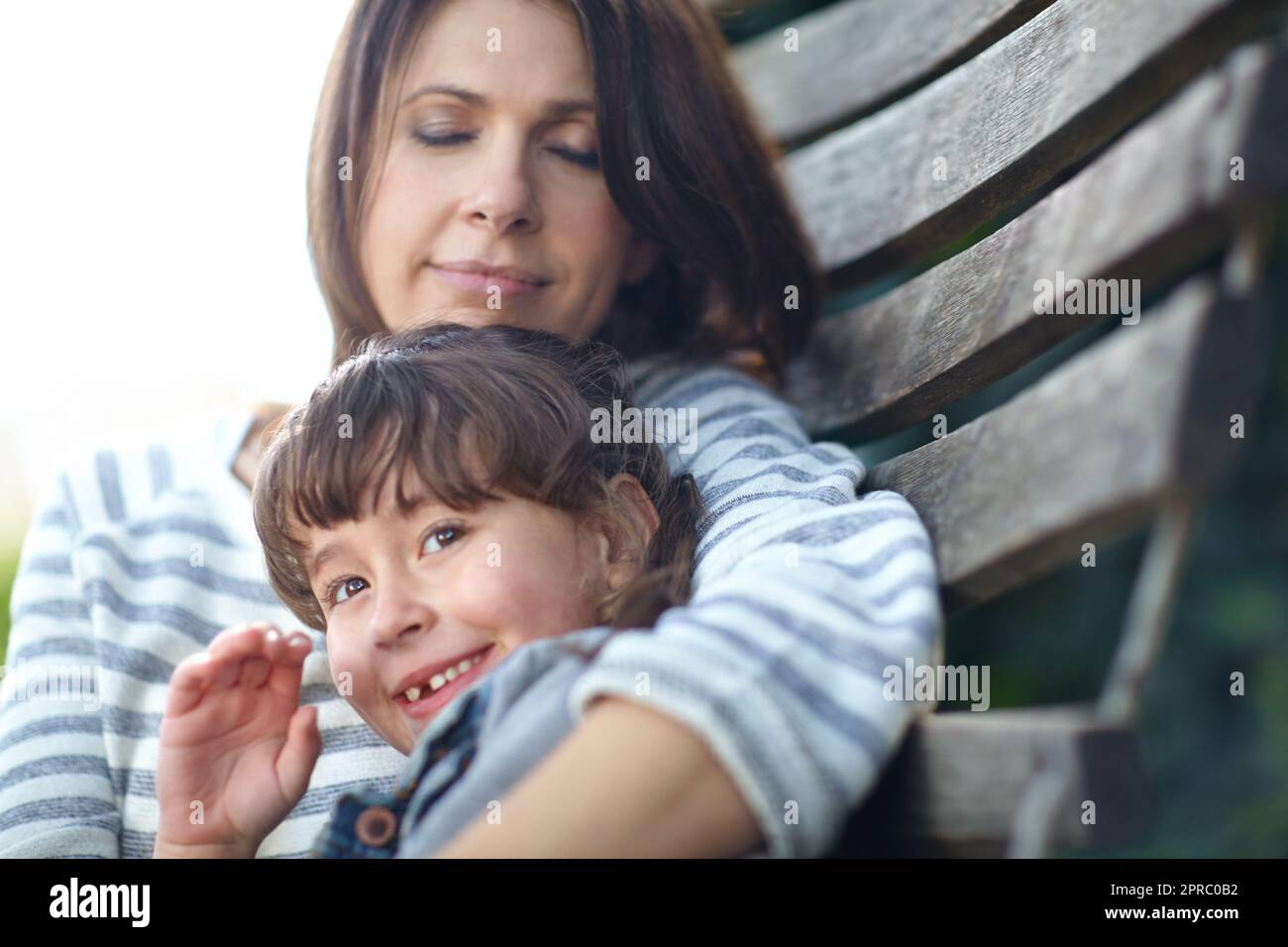 Theres Nothing Greater Than A Mothers Love A Mother And Daughter Lying