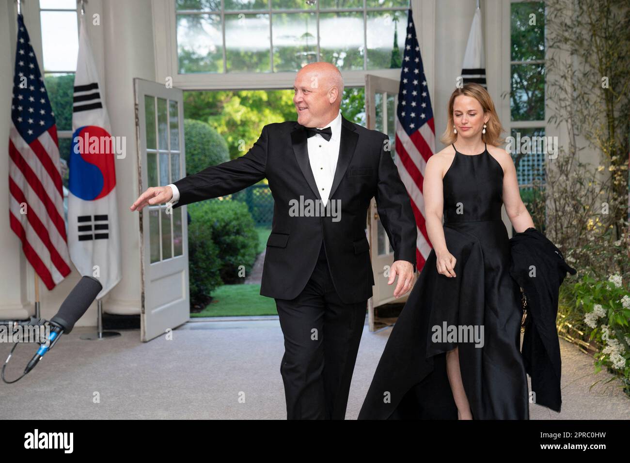 White House senior adviser Mitch Landrieu, and Grace Landrieu, arrive ...