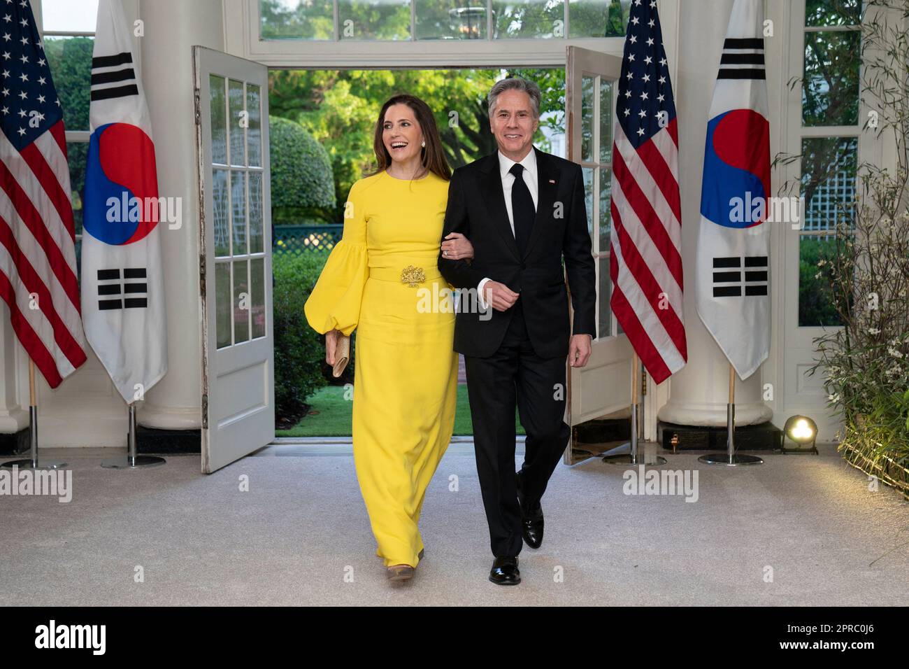Antony J. Blinken, Secretary of State, and Evan Ryan, Assistant to the President and Cabinet ...
