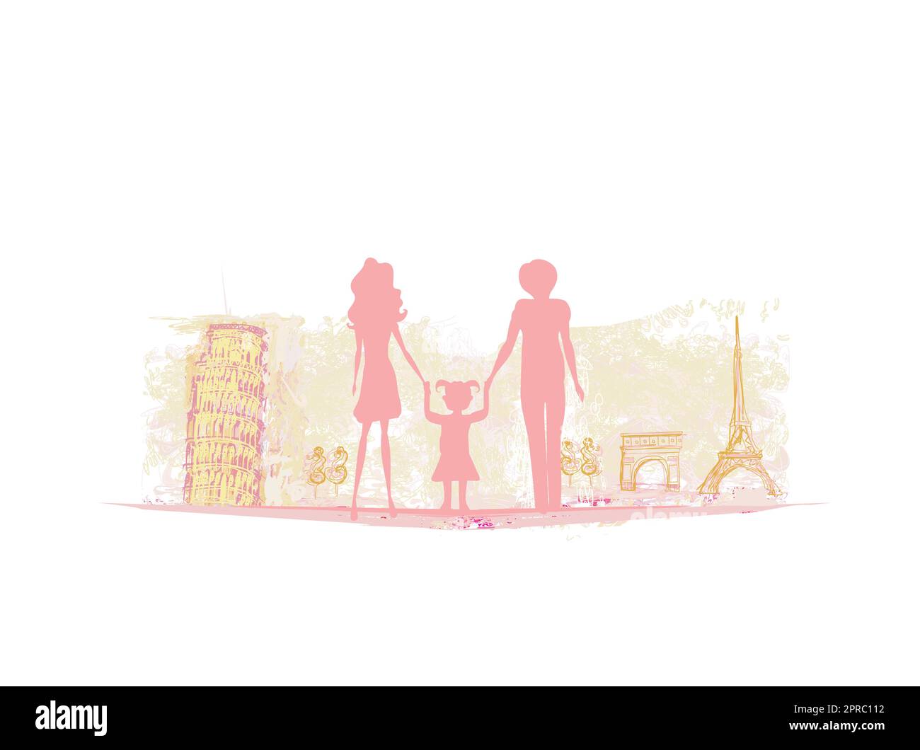 Family Travel Background Stock Vector Image & Art - Alamy