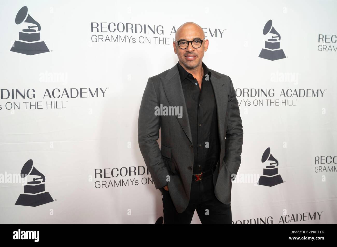 Recording Academy CEO Harvey Mason, jr. arrives at the GRAMMYs on the ...
