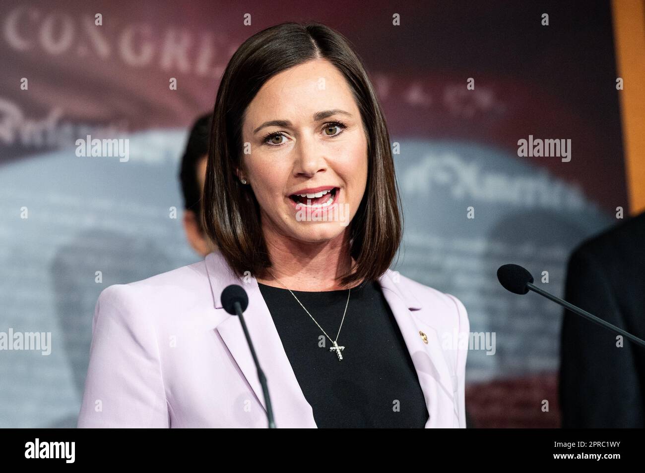 Washington, United States. 26th Apr, 2023. U.S. Senator Katie Britt (R ...