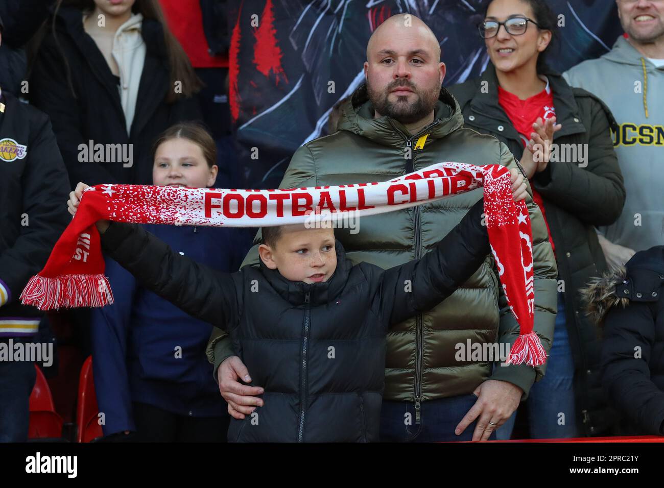 Nottingham Forest fans during the Premier League match Nottingham ...