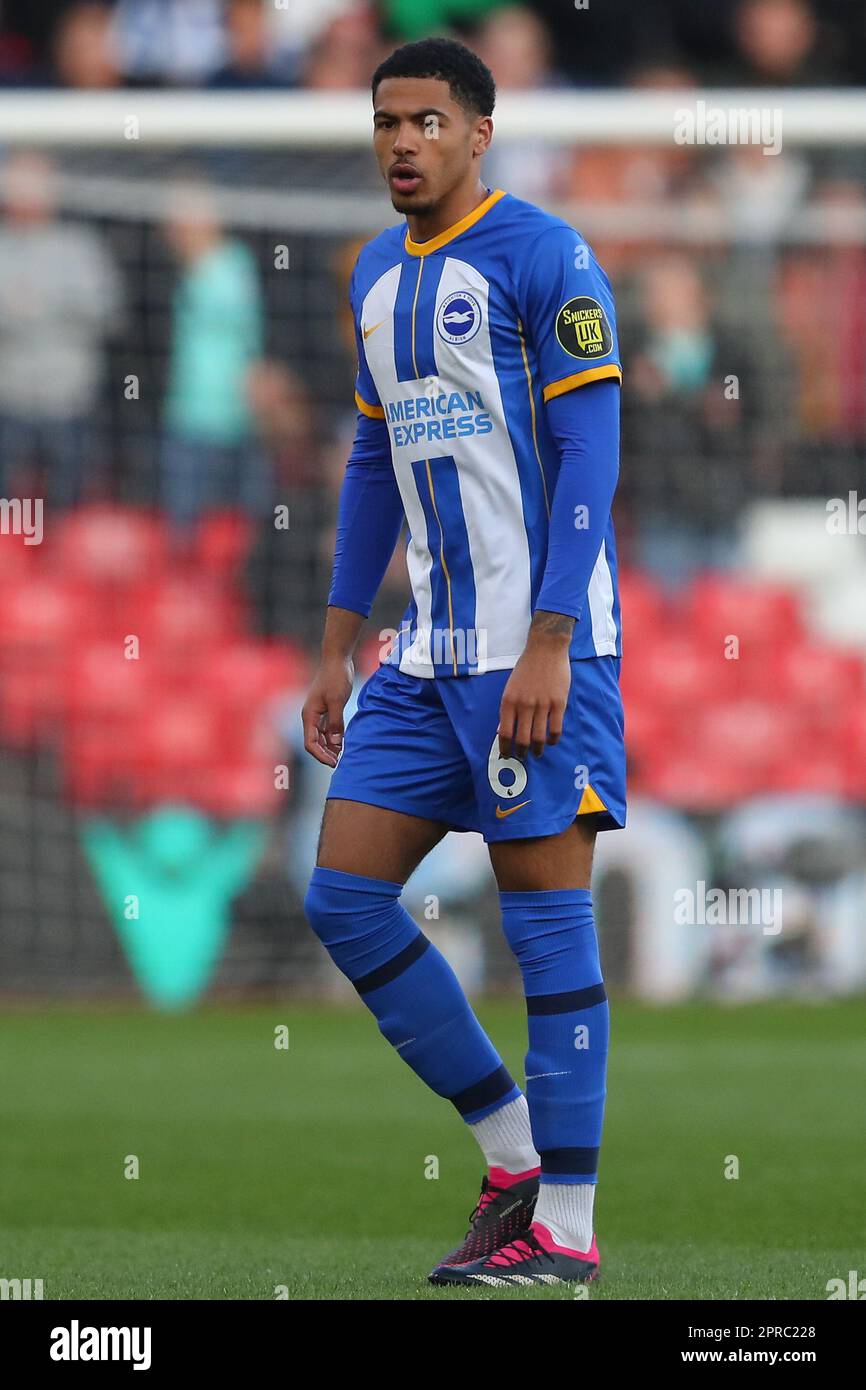 Levi Colwill #6 of Brighton & Hove Albion during the Premier League ...